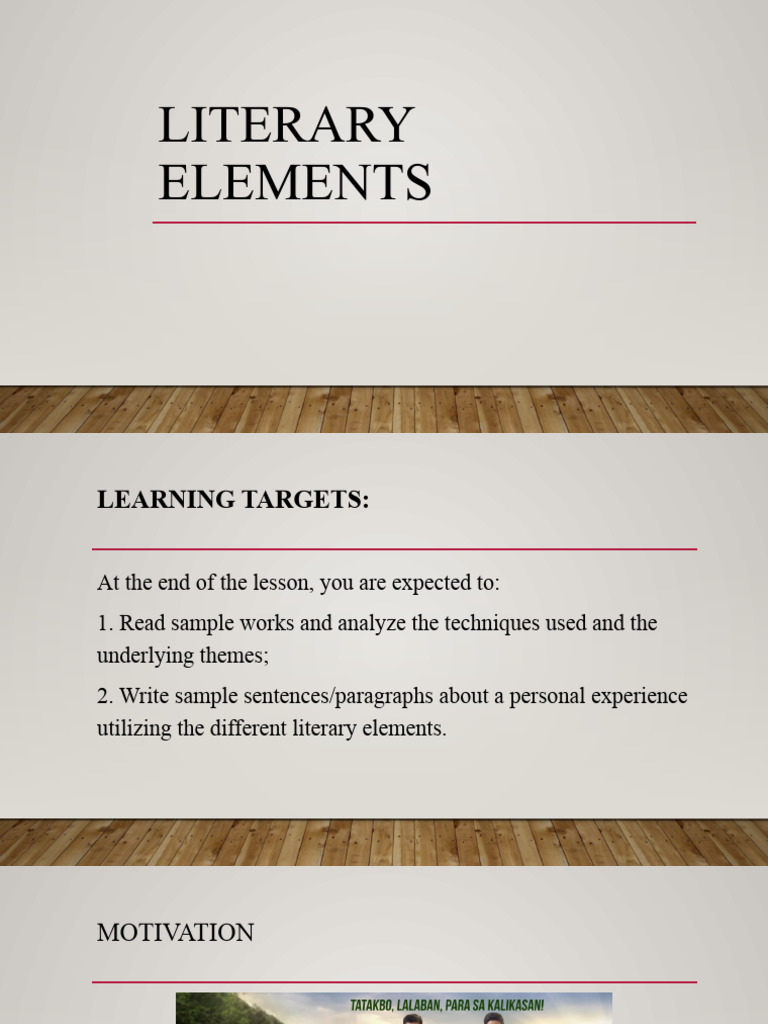 Literary Elements | Download Free PDF | Narration | Plot (Narrative)