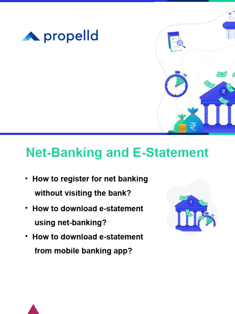 Axis Net Banking & E Statement | PDF | Online Banking | Banks & Banking