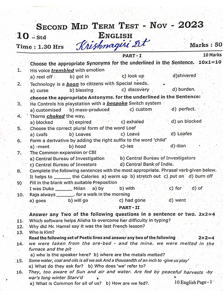 10 - Eng KGI 2midterm | PDF