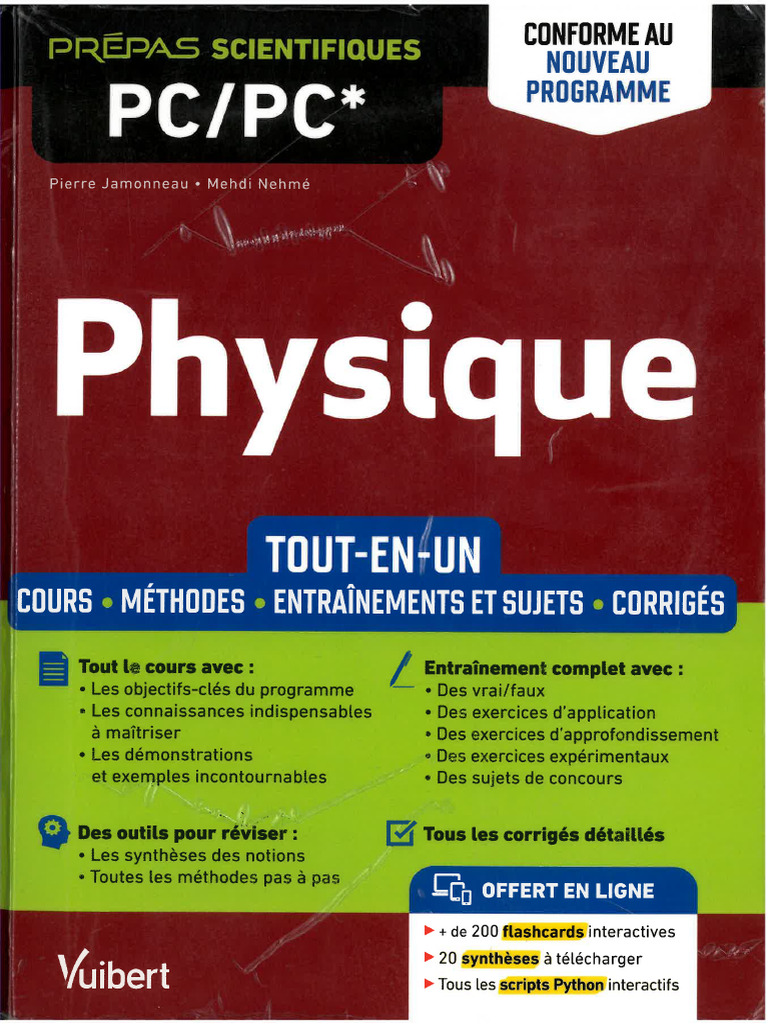 Physique PC Tout en Un | PDF