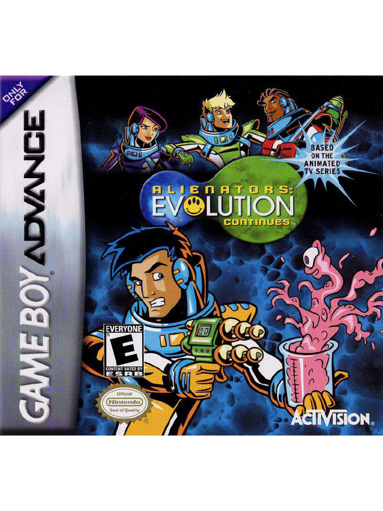 Alienators Evolution Continues Game Boy Advance Front Cover | PDF