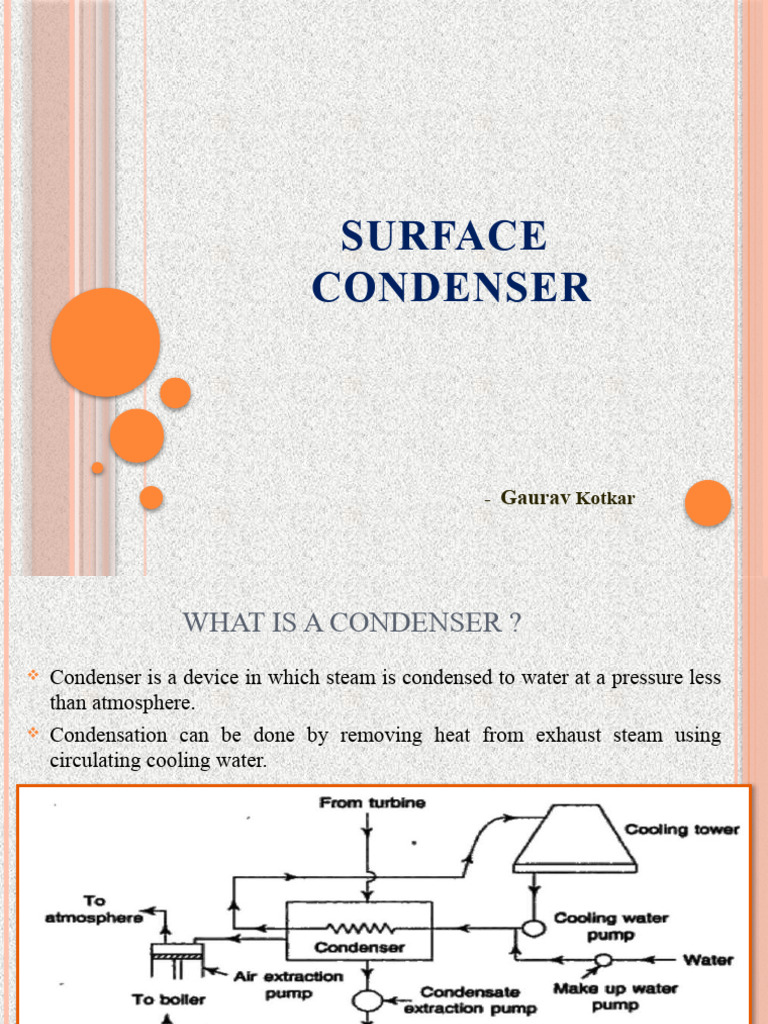 Understanding Surface Condensers Explained | PDF | Heat Exchanger | Water