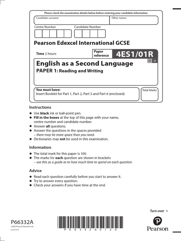 English ESL Paper | PDF