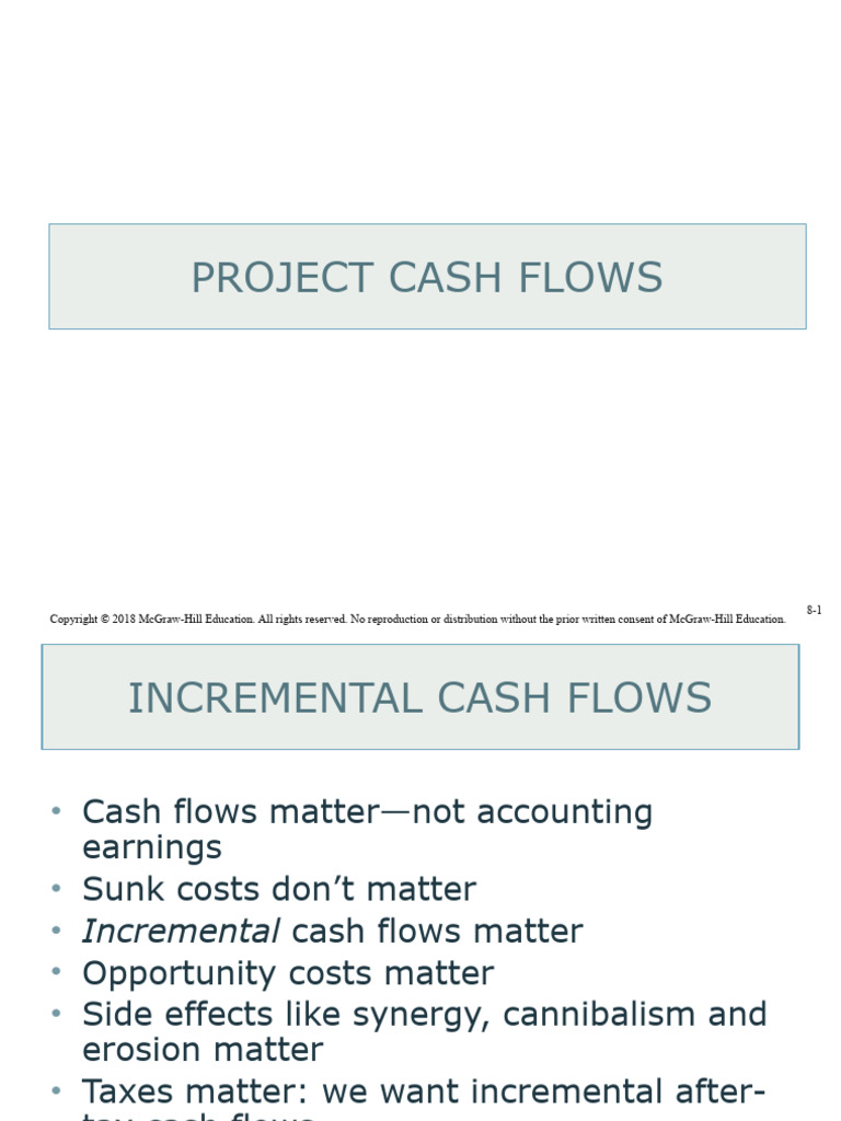 Project Cash Flows | PDF | Net Present Value | Capital Budgeting