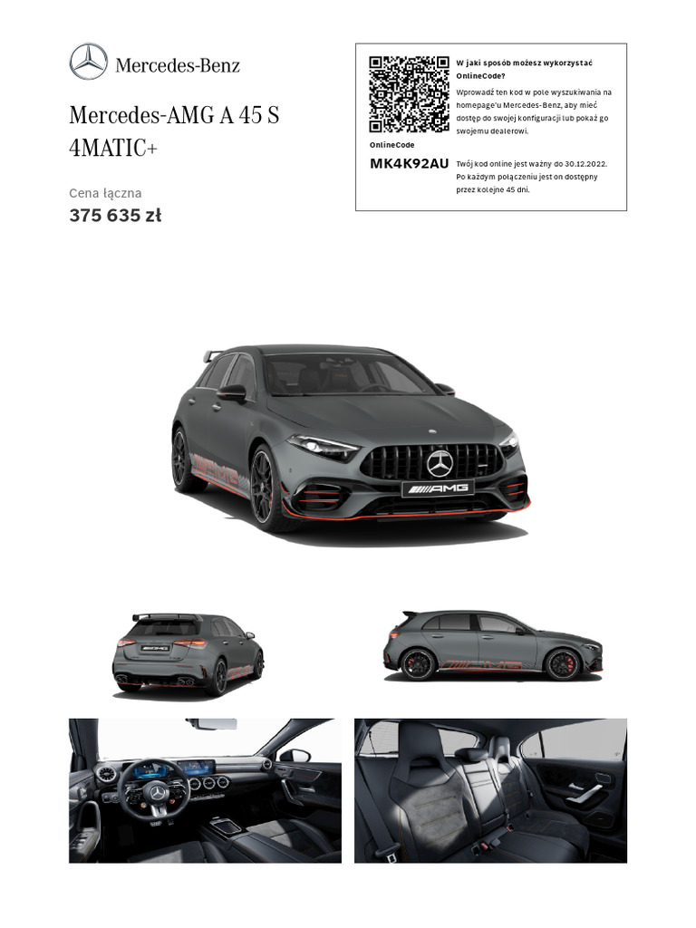 Mercedes-AMG A 45 S 4MATIC+ | PDF