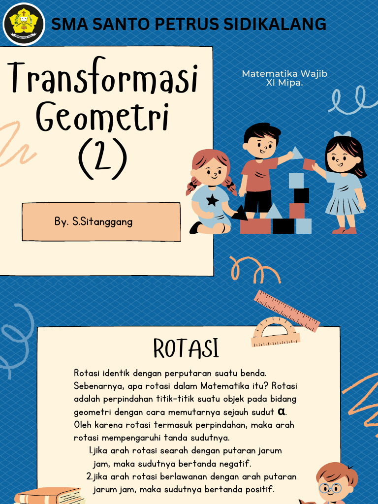 Rotasi Geometri untuk Siswa XI MIPA | PDF | Metode & Bahan Ajar | Sains ...