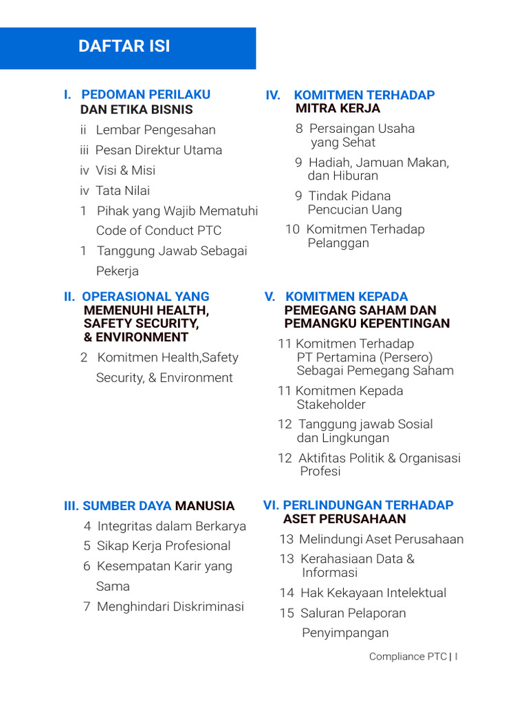 Pedoman Code of Conduct Revisi 1 | PDF | Bisnis
