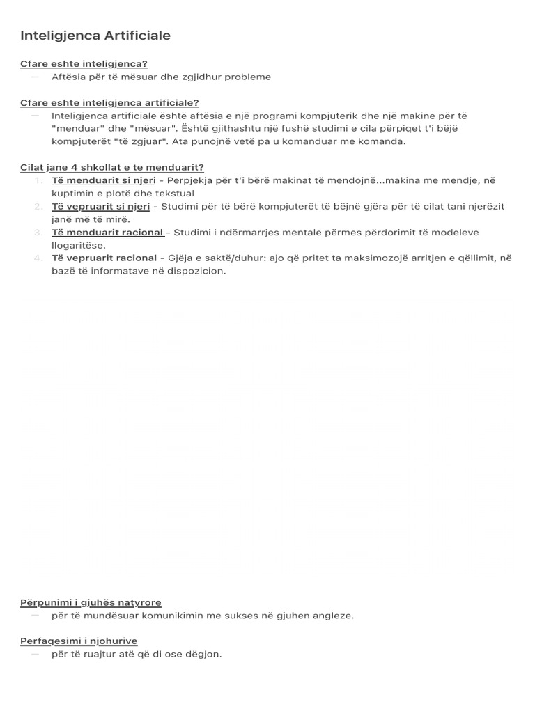 Inteligjenca Artificiale | PDF