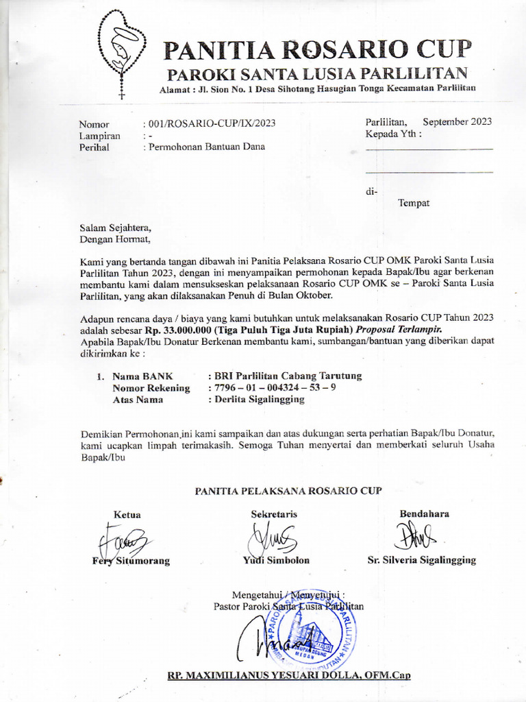 Proposal Rosario CUP | PDF