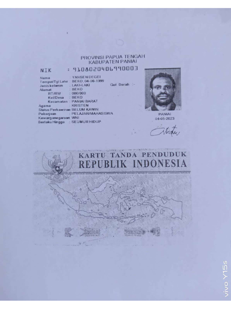 Persyaratan Yasen Degei | PDF