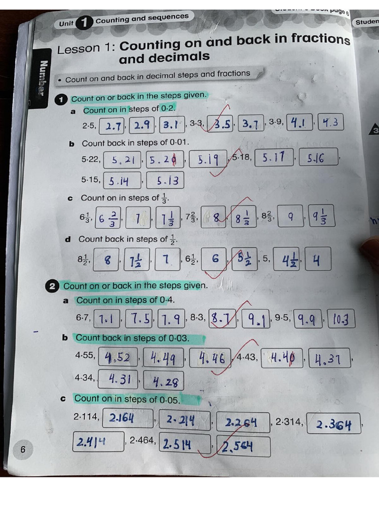 Collin Primary Math 6 Work Book | PDF