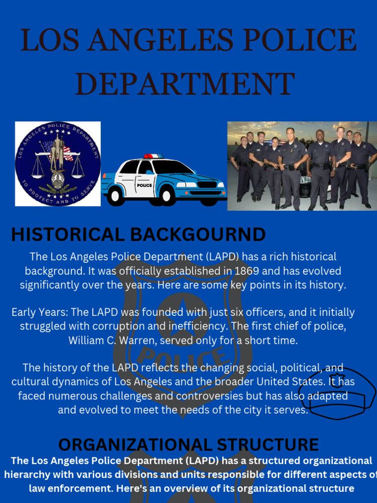 LAPD History, Structure, and Recruitment | PDF | Los Angeles Police ...