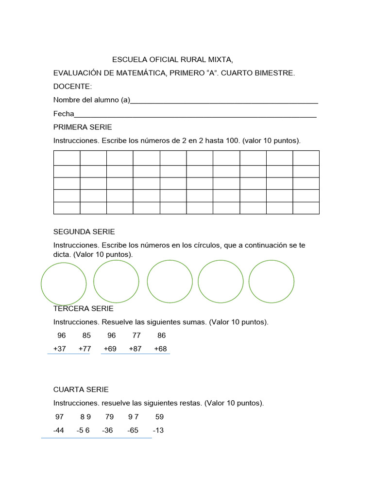 EVALUACIÓN DE PRIMER GRADO Primaria | PDF | Lingüística | Escritura