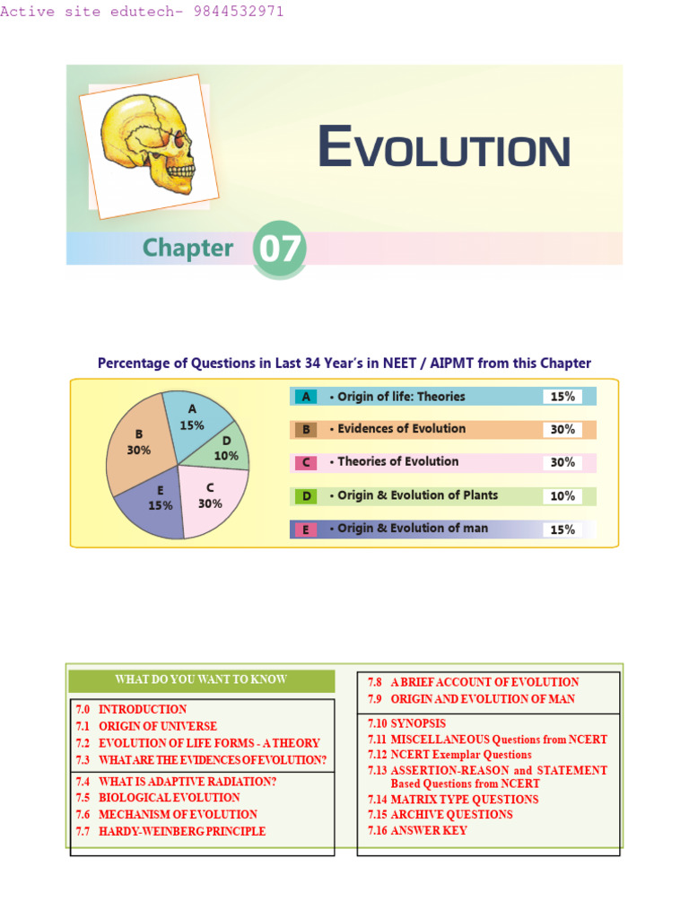 Evolution | PDF | Abiogenesis | Life