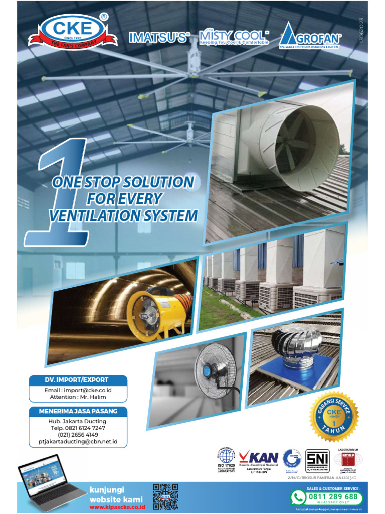 Broshure Exhaust Fan - Axial Type | PDF | Teknologi & Rekayasa