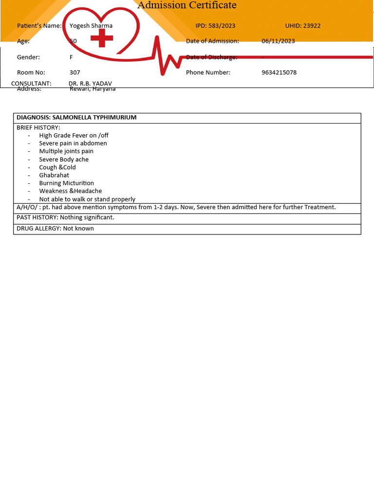 Hospital Letterhead Template | PDF