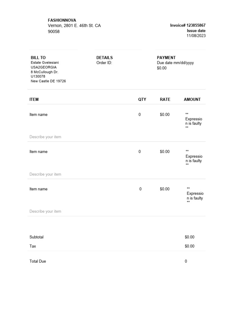 Square-Invoices Dark Gray | PDF
