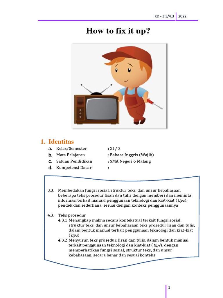 How To Fix It Up | PDF | Karier & Perkembangan