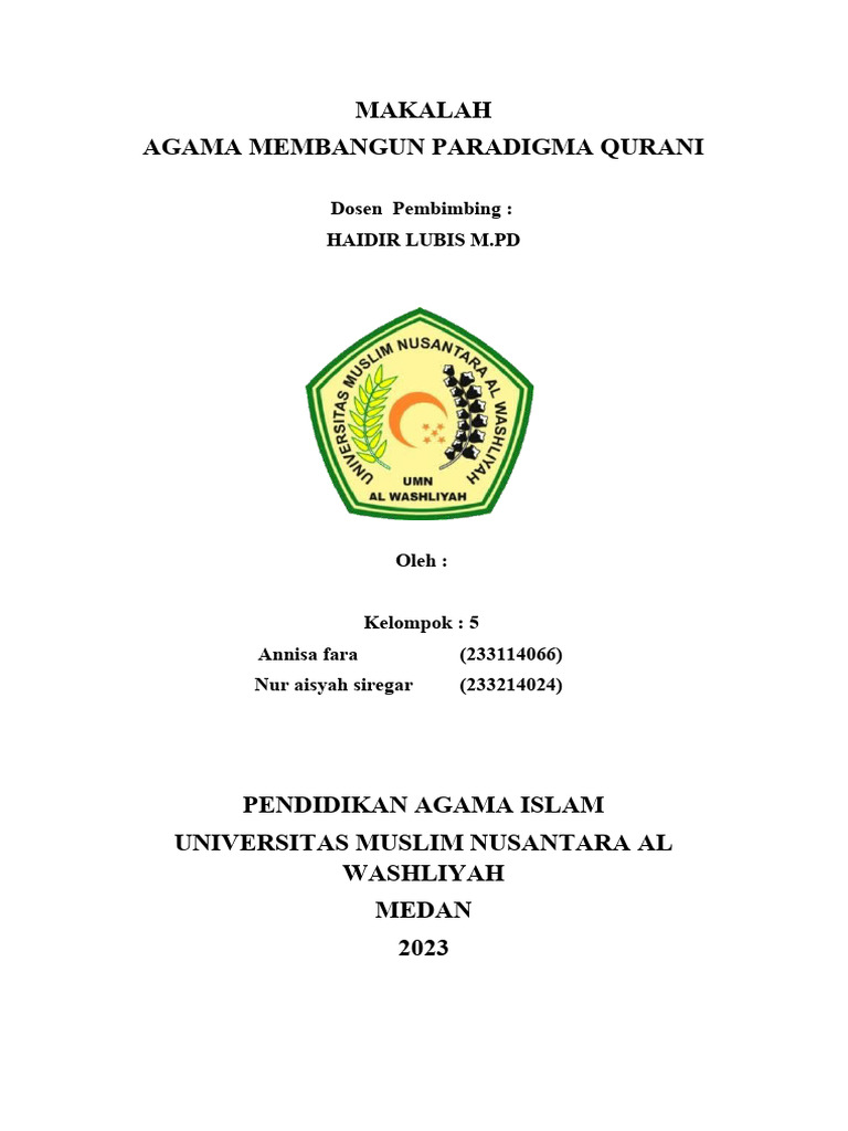 Paradigma Qurani dalam Pendidikan Modern | PDF | Agama & Spiritualitas