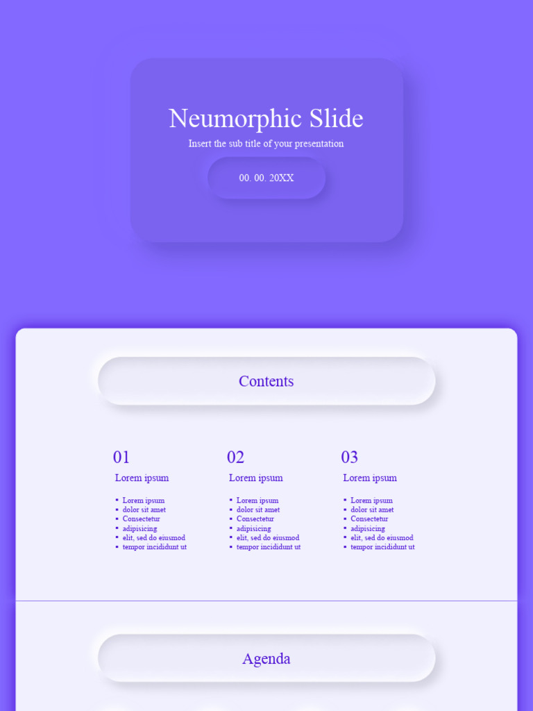 Neumorphic Slide - PPTMON | PDF