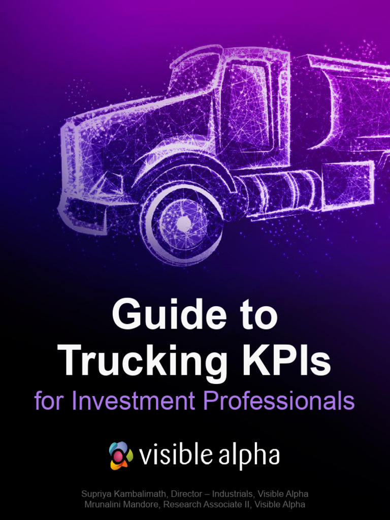 Guide To Trucking KPIs | PDF | Cargo | Freight Transport
