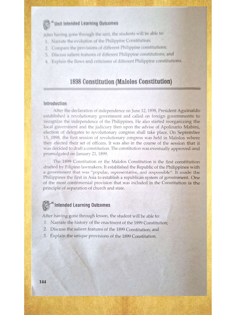 1899 and 1935 Constitution | PDF