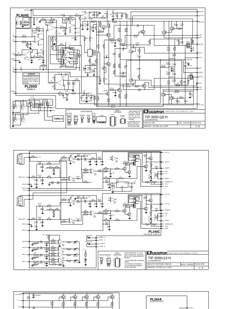 TIP 3000 Circuit Diagrams and Components | PDF