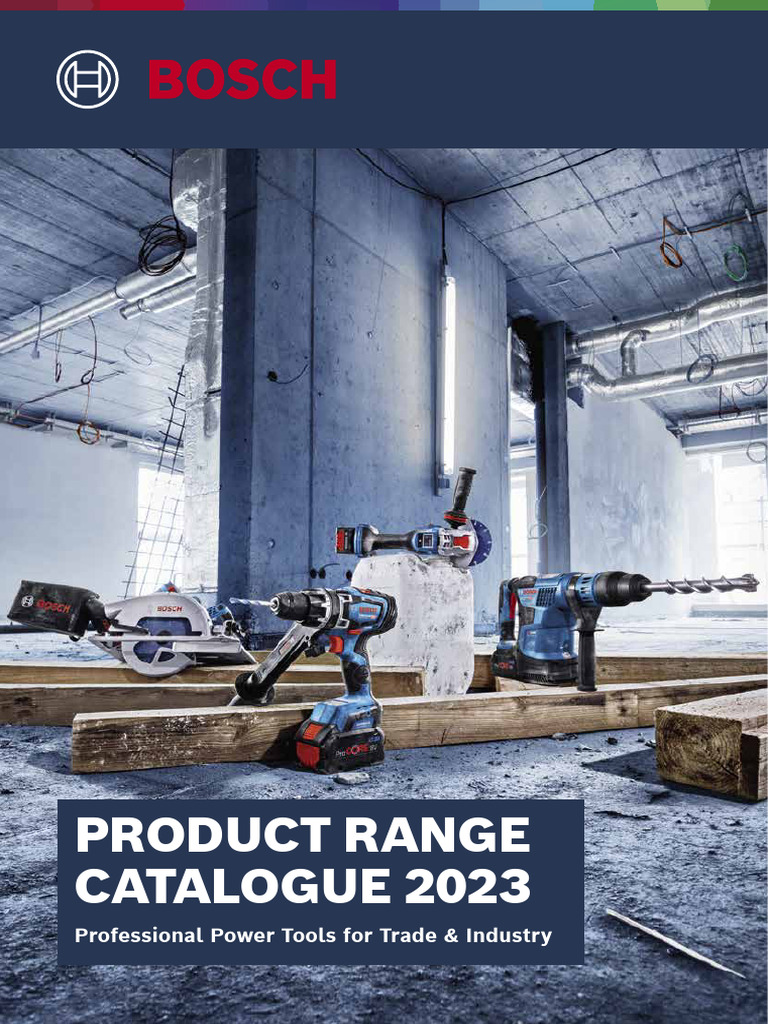 Bosch Professional Tools Catalogue 2023 | PDF | Battery Charger | Drill