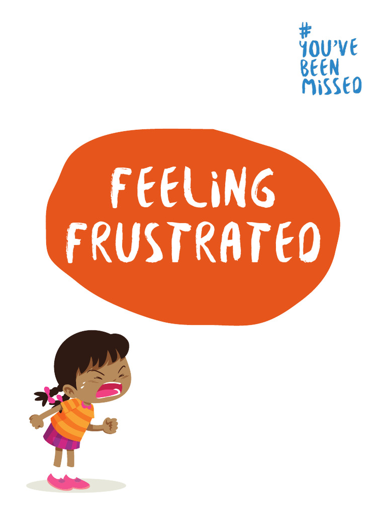 Feeling Frustrated Workbook Activity For Children | PDF