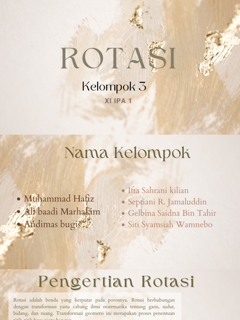 Matek Wajib (Rotasi) | PDF