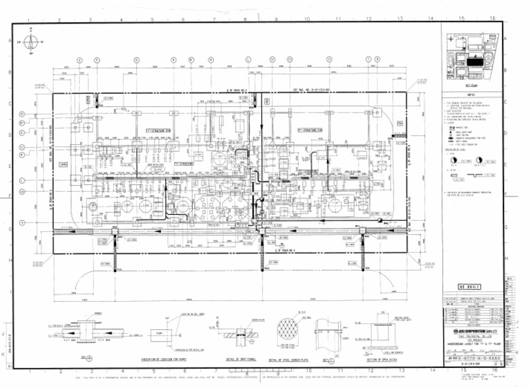 Vol 5 - d-12-1310-002 - Underground Layout For T and F Plant | PDF