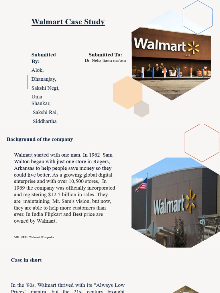 Walmart Case Study Group 2 Final | PDF | Walmart | Marketing