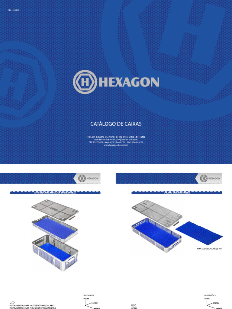 2021.2 - Catálogo Caixas - Hexagon | PDF