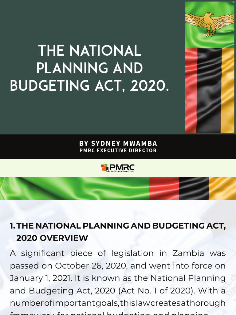 Overview of Zambia's Budgeting Act 2020 | PDF | Accountability | Governance