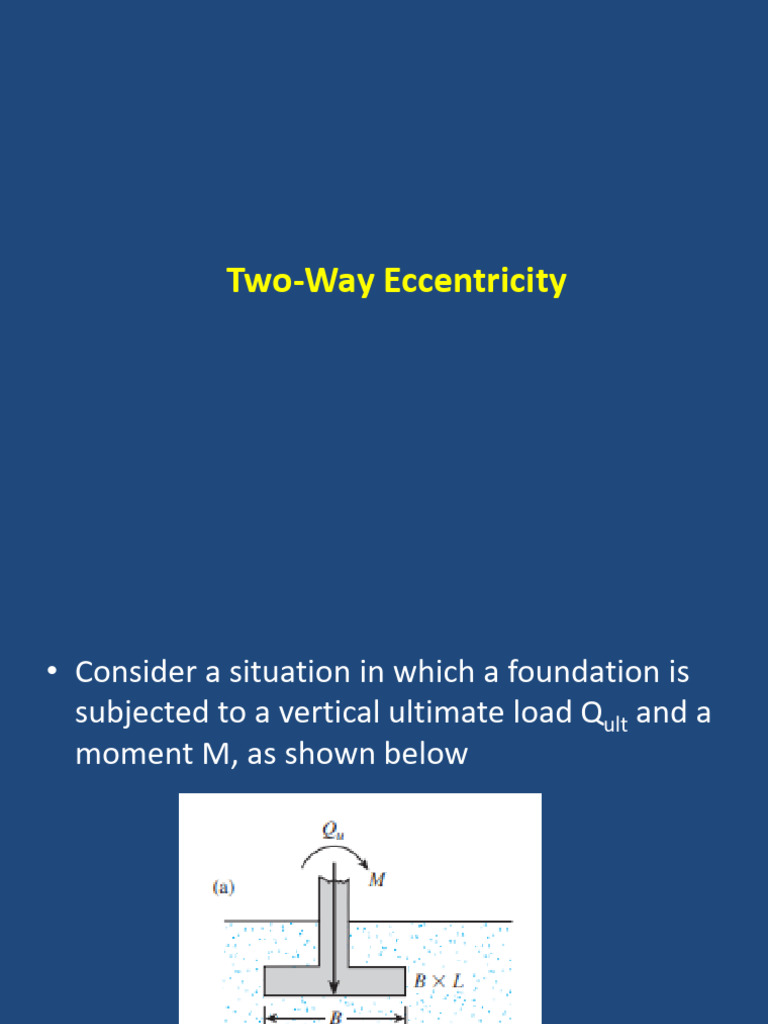 Two Way Eccentricity | PDF