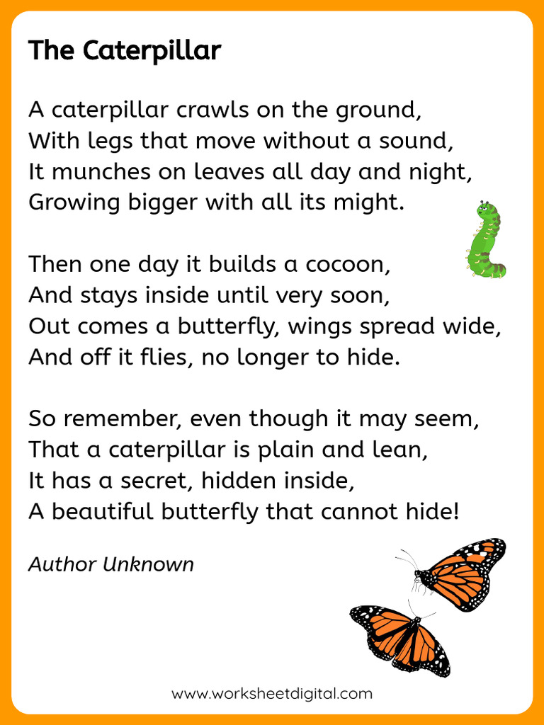 The Caterpillar Poem 2 Utsqhj | PDF