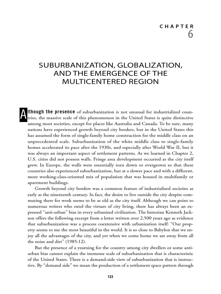 Pertemuan 3 - The New Urban Sociology | PDF | Suburb | Shopping Mall