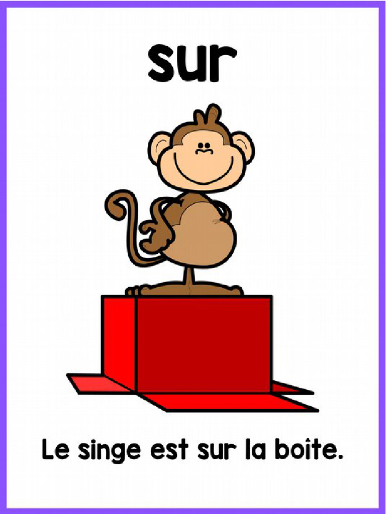 French Prepositions of Place | PDF