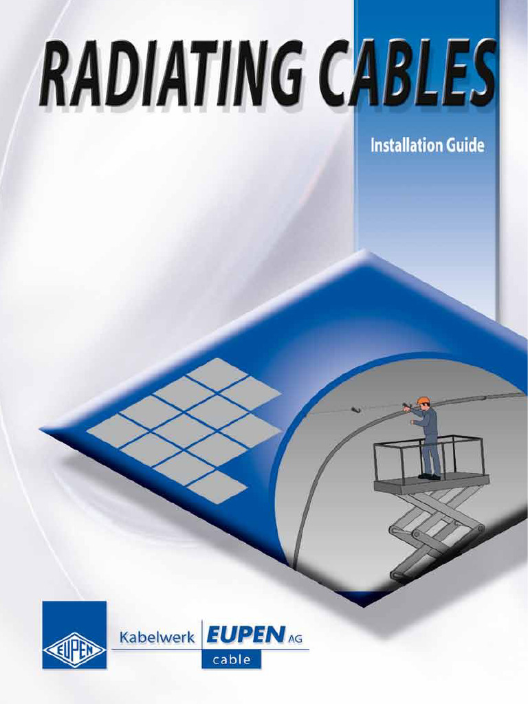 EUPEN Radiating Cables Installation Guide Ed 1 | PDF | Screw ...