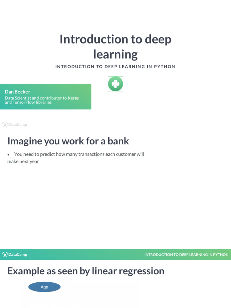 Chapter 1 | PDF | Deep Learning | Regression Analysis