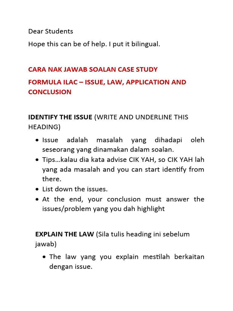 (Soga) How To Answer Problem Based Questions | PDF