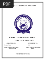 Nursing Education AV Aids File MSC Nursing 1st Year | PDF | Puppetry ...