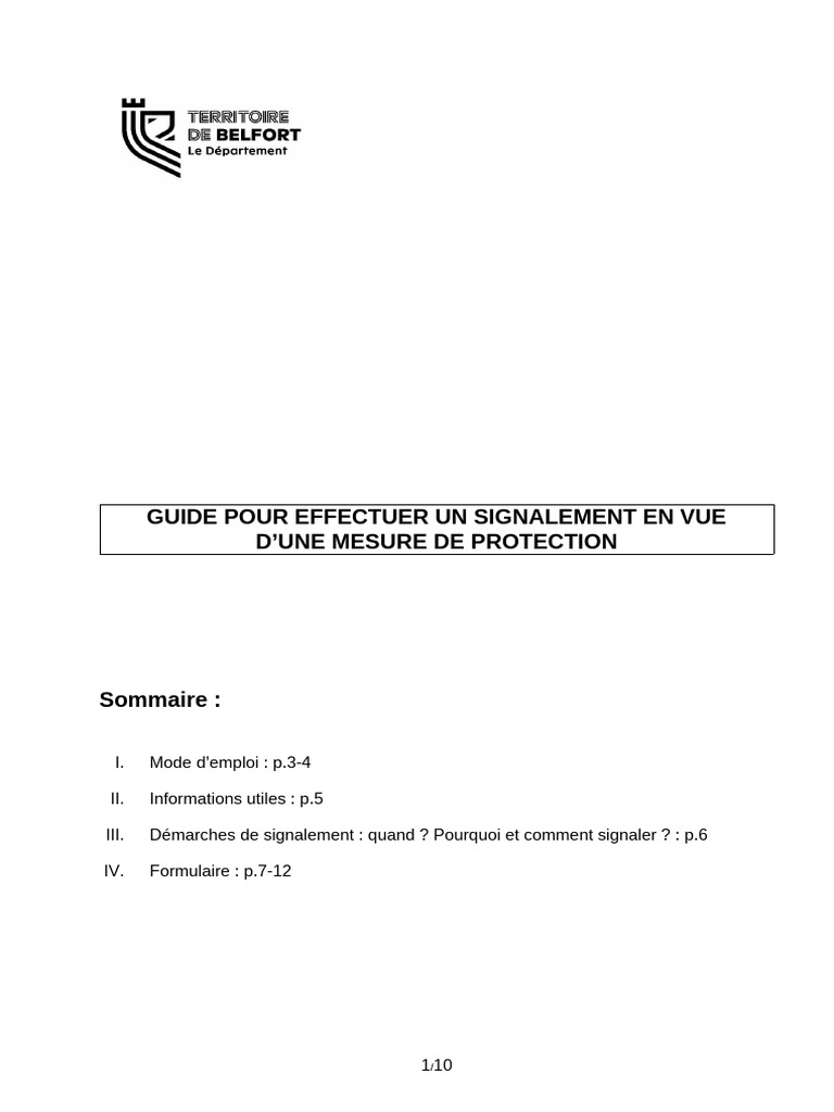 Signalement d'Adulte Vulnérable : Guide | PDF | Vulnérabilité (sécurité ...