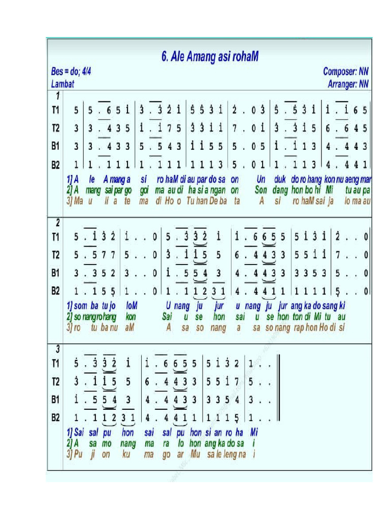 Ale Amang | PDF