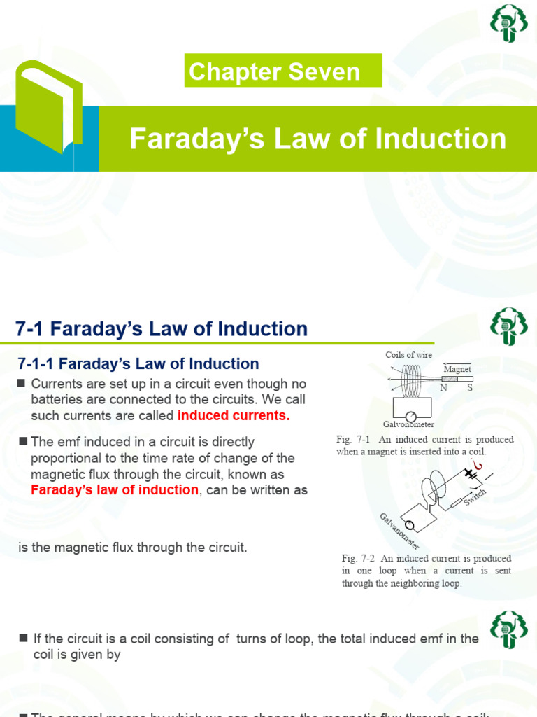 Faraday's Law of Induction Explained | PDF | Inductance ...