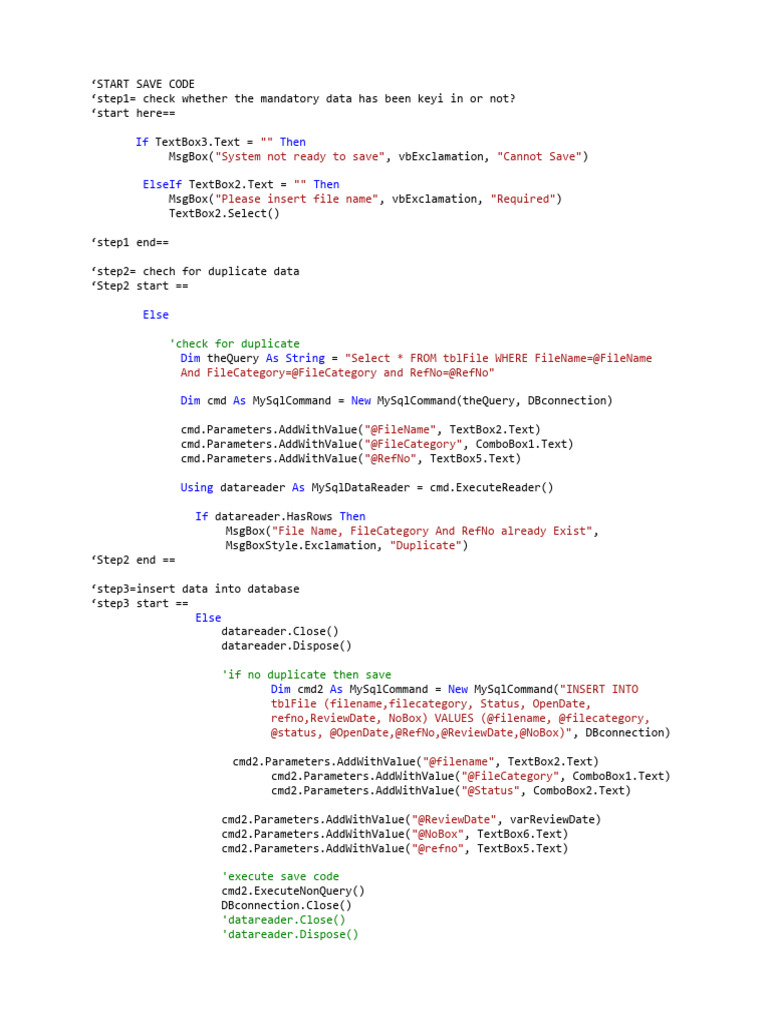 SAVE CODE INTO MYSQL | PDF | Filename | Computer Data
