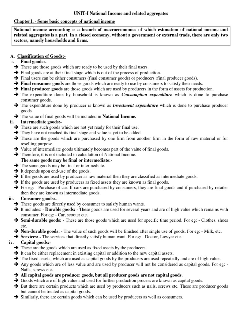 National Income Accounting Basics | PDF | Gross Domestic Product | Real ...
