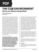 CQB Entry Techniques and Tactics | PDF | Door | Military