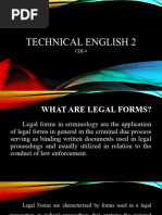Cdi 8 - Technical English 2 (Legal Forms) : Affidavit | PDF | Affidavit ...