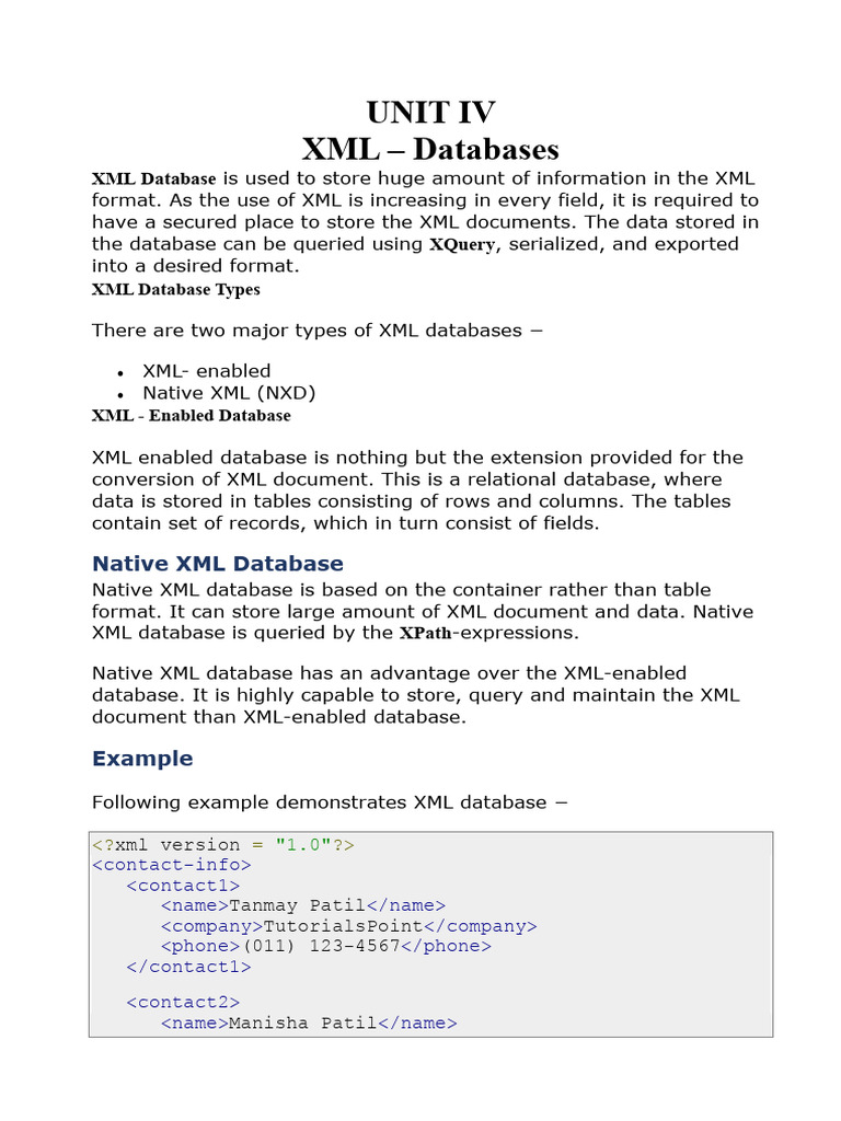 Unit Iv | PDF | Xhtml | Html